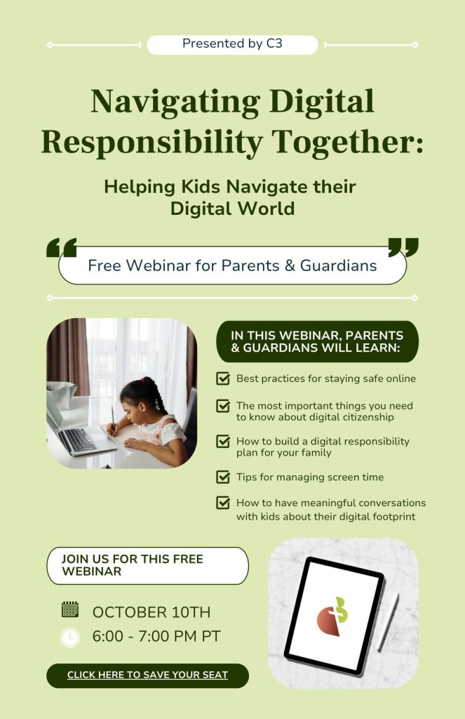 Free Digital Responsibility Webinar | Our Lady of Talpa School