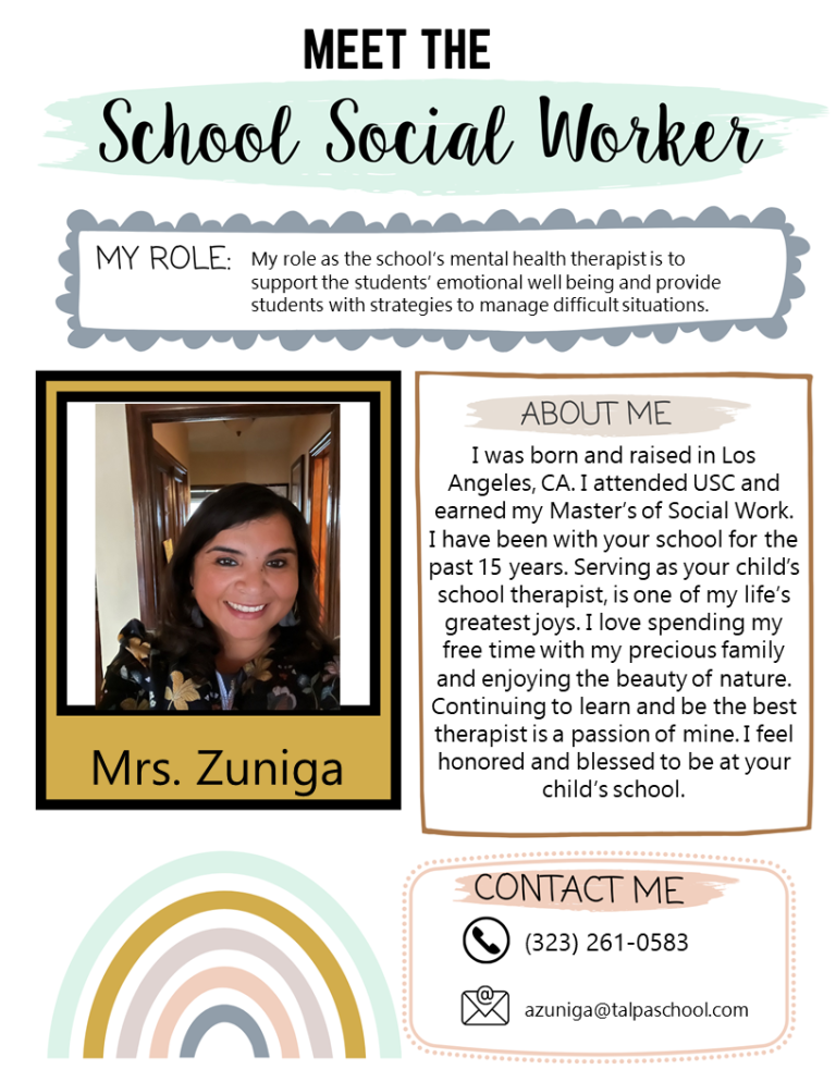 Meet the School Social Worker & Intern! | Our Lady of Talpa School